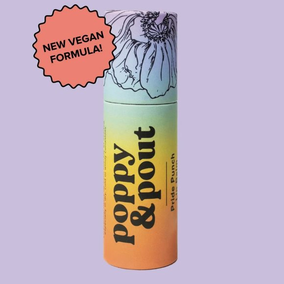 The Wild Clover | Makeup | Pride Punch Poppy Pout Lip Balm | Poshmark